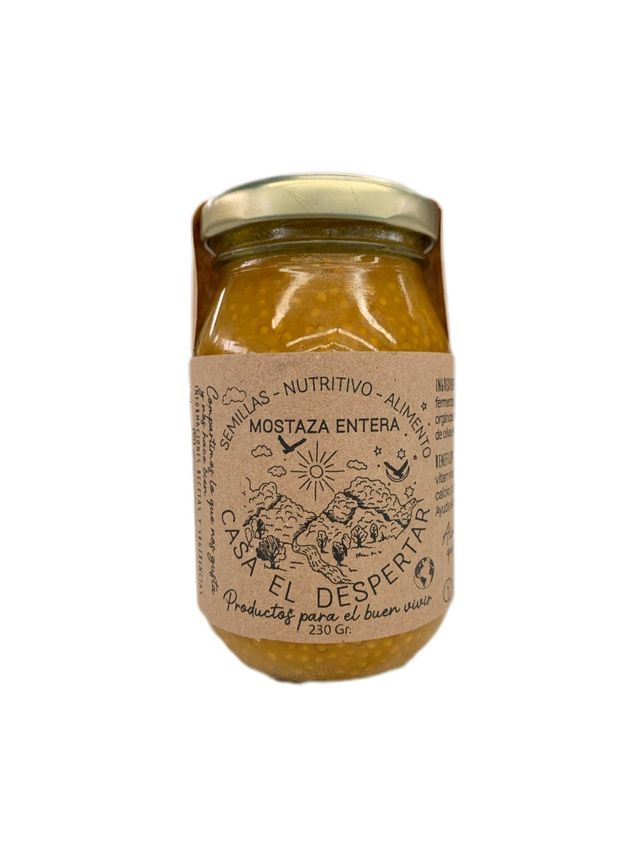 Mostaza entera Orgánica Casa el Despertar /230gr – Olivo & Nuez